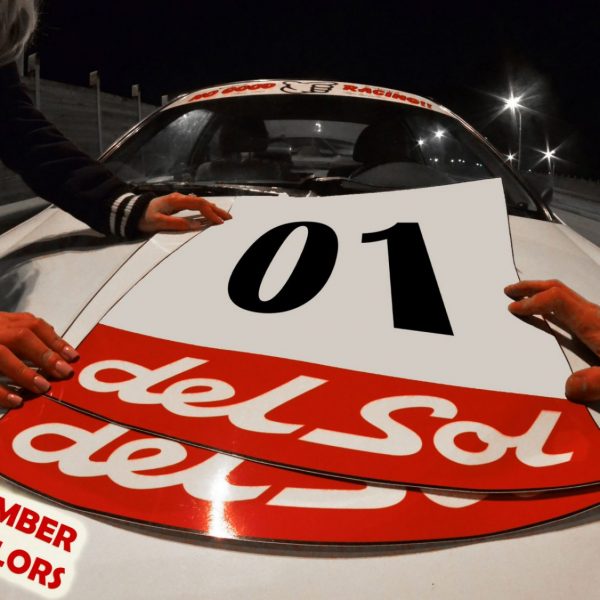 Racing Number Door Plates - Kanjo Custom Racing Decals And Stickers