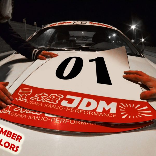 Osaka JDM Door Plates - Kanjo Custom Racing Decals And Stickers