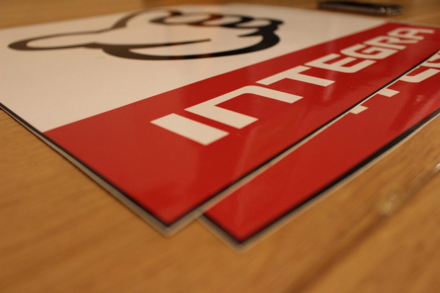 Integra DA No Good Racing Plates - Kanjo Custom Racing Decals And Stickers