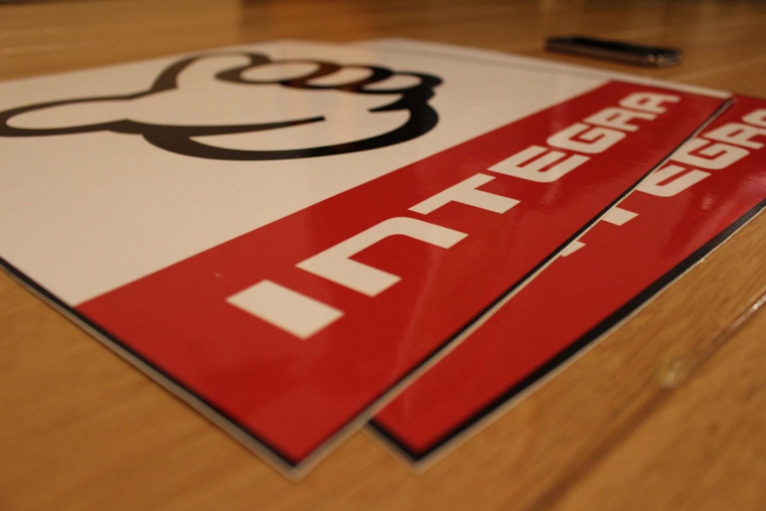 Integra DC No Good Racing Plates - Kanjo Custom Racing Decals And Stickers