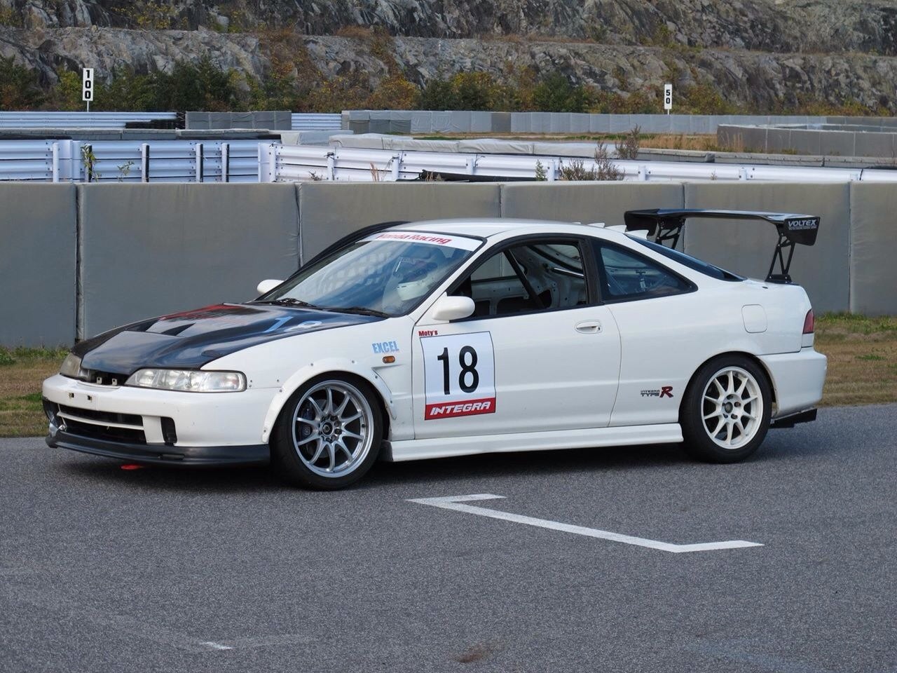 Integra DA Door Number Plates - Kanjo Custom Racing Decals And Stickers