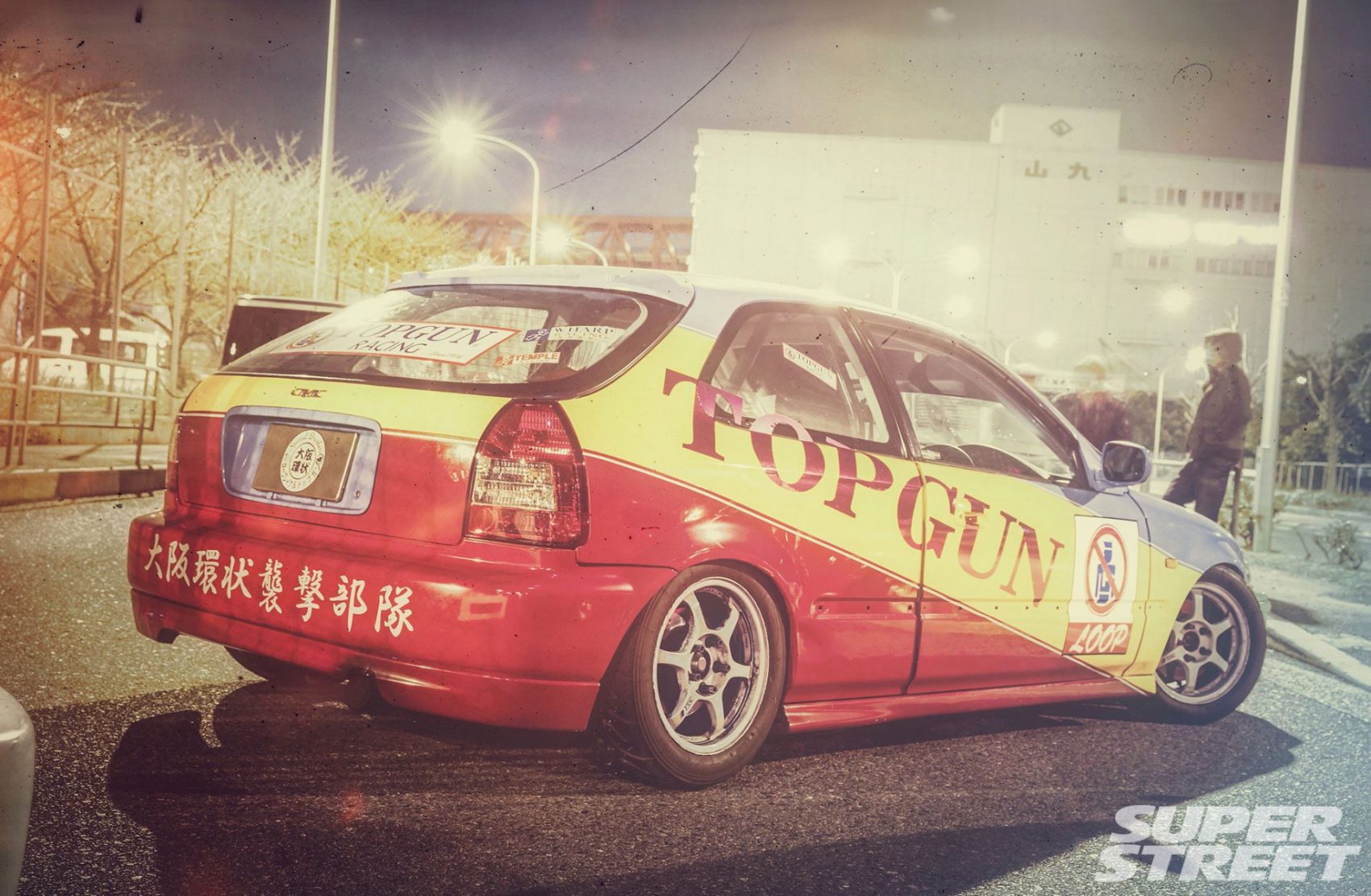 Topgun Loop Door Plates - Kanjo Custom Racing Decals And Stickers