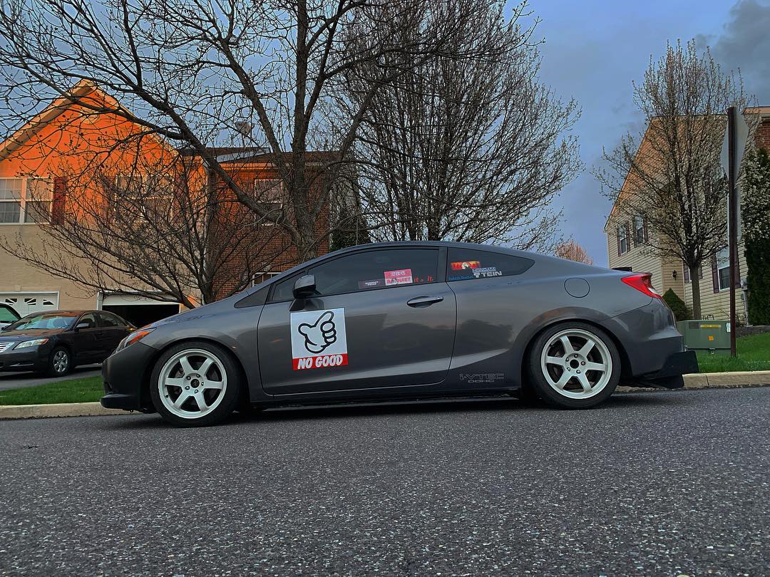 No Good Racing Hand red Plates - Kanjo Custom Racing Decals And Stickers