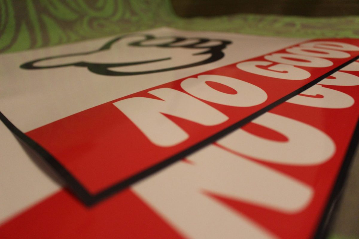 No Good Hand red Plates - Kanjo Custom Racing Decals And Stickers