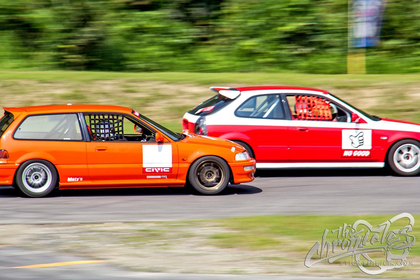 No Good Racing Hand red Plates - Kanjo Custom Racing Decals And Stickers