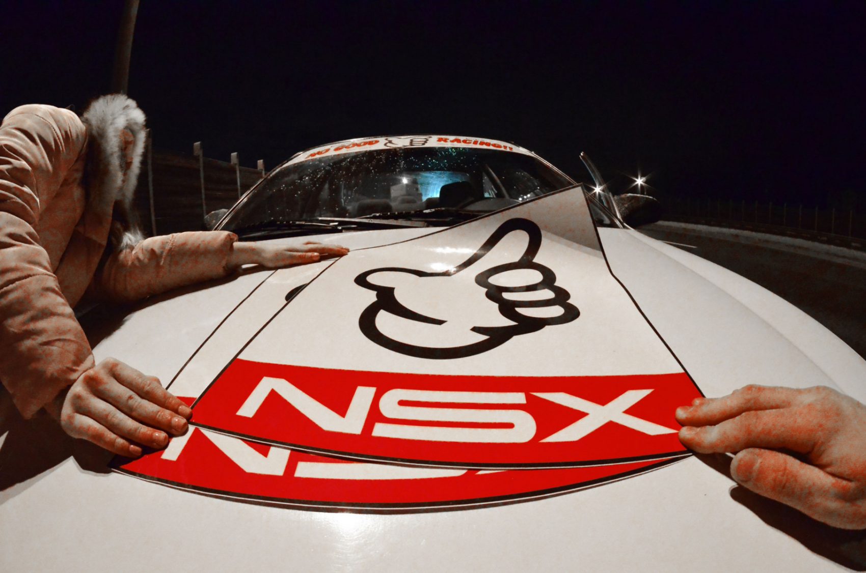 NSX No Good Racing Plates - Kanjo Custom Racing Decals And Stickers