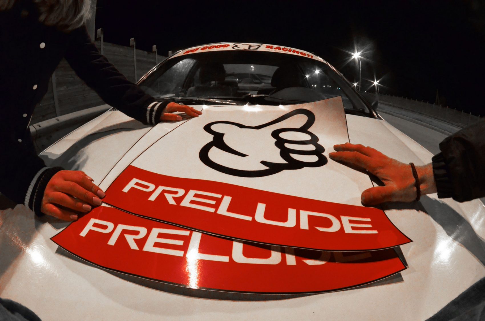 Prelude No Good Racing Plates - Kanjo Custom Racing Decals And Stickers