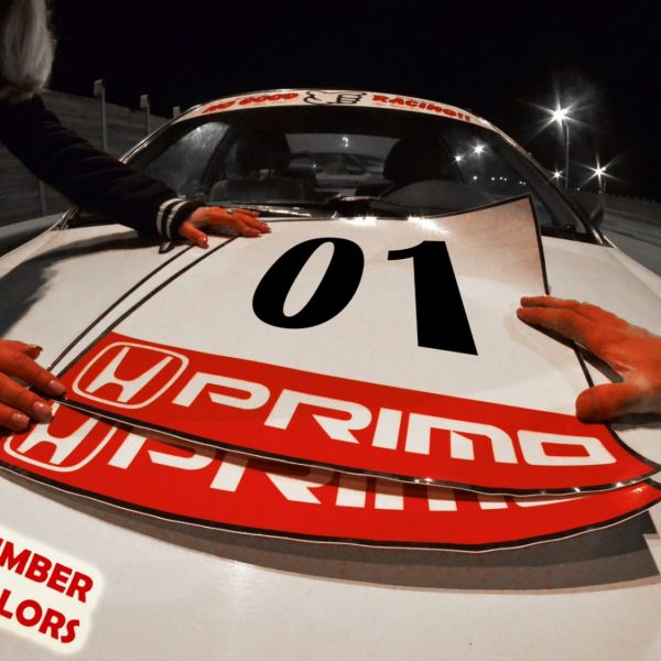 Racing Number Door Plates - Kanjo Custom Racing Decals And Stickers