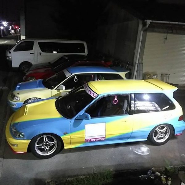 Honda Primo Windshield Banner - Kanjo Custom Racing Decals And Stickers