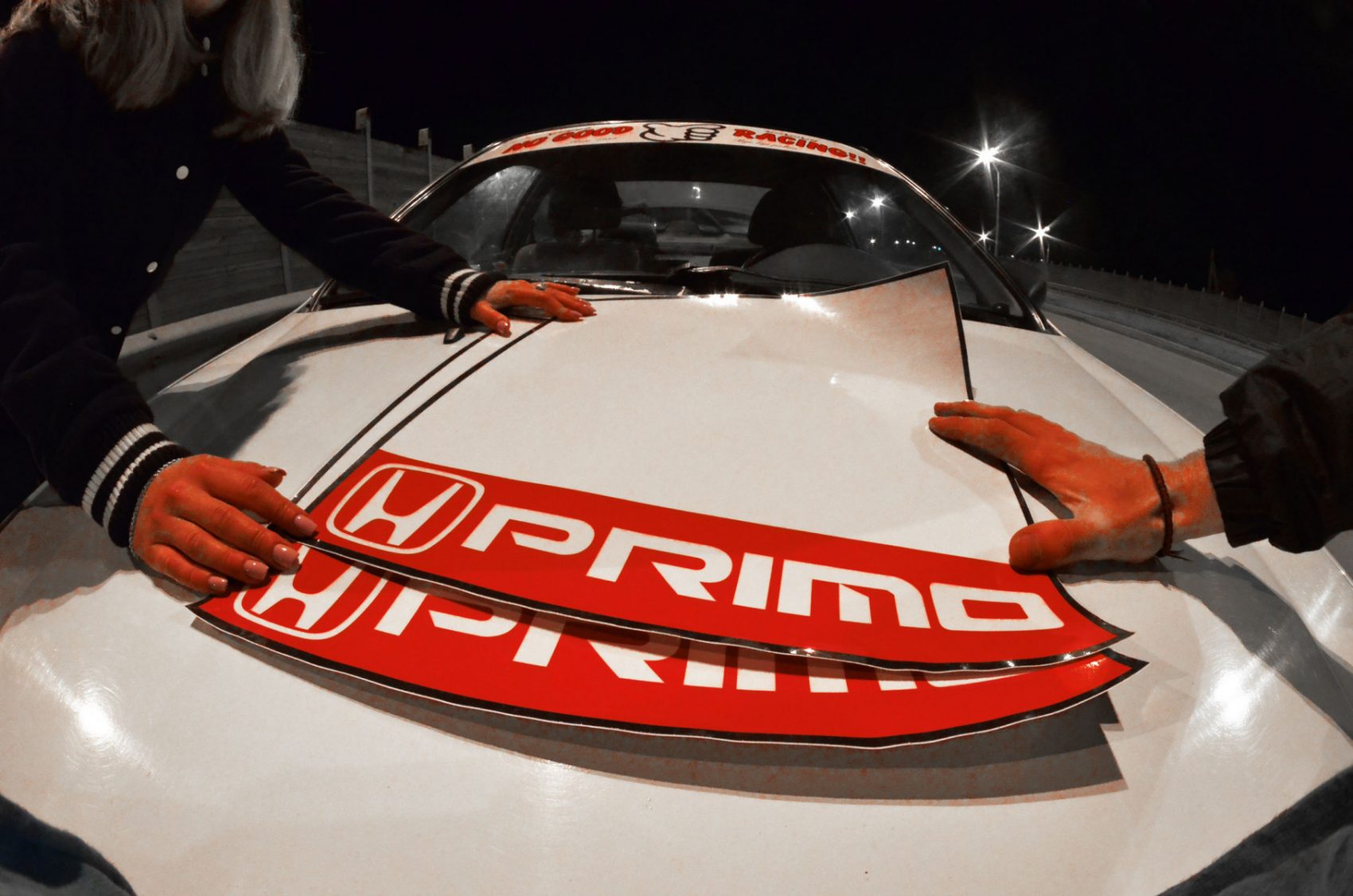 Honda Primo Door Plates - Kanjo Custom Racing Decals And Stickers