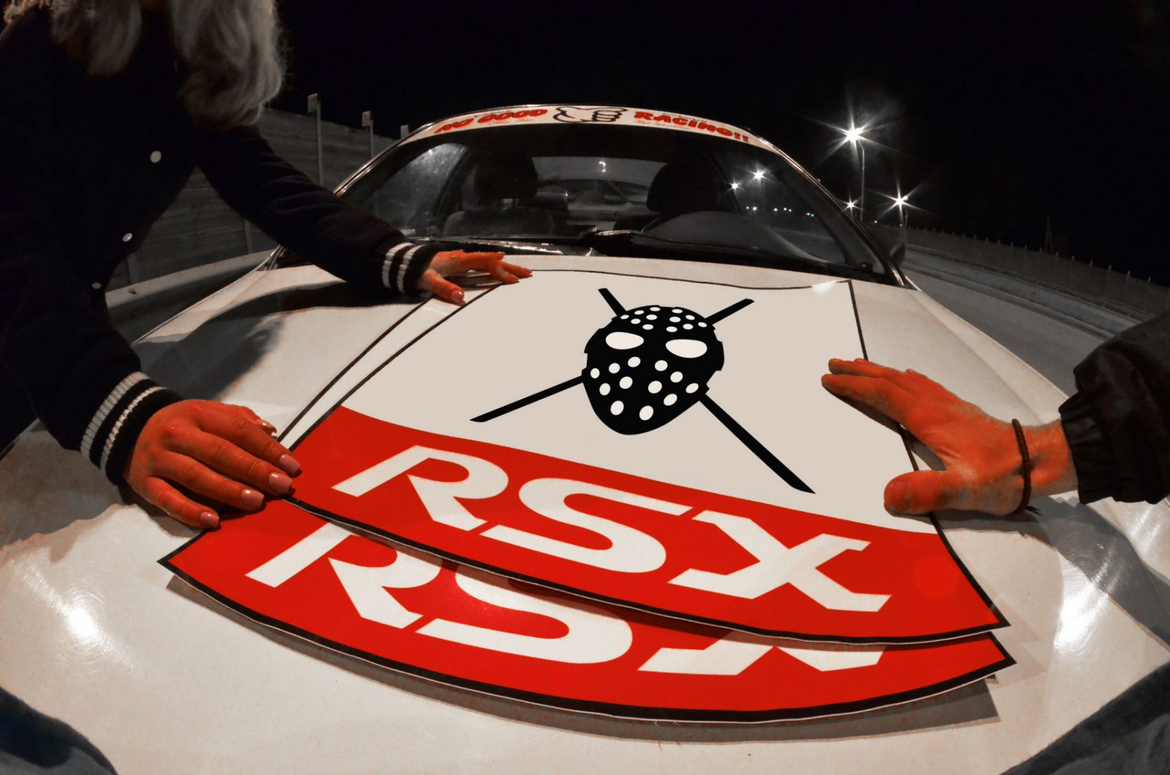 RSX Loop One Mask Plates - Kanjo Custom Racing Decals And Stickers