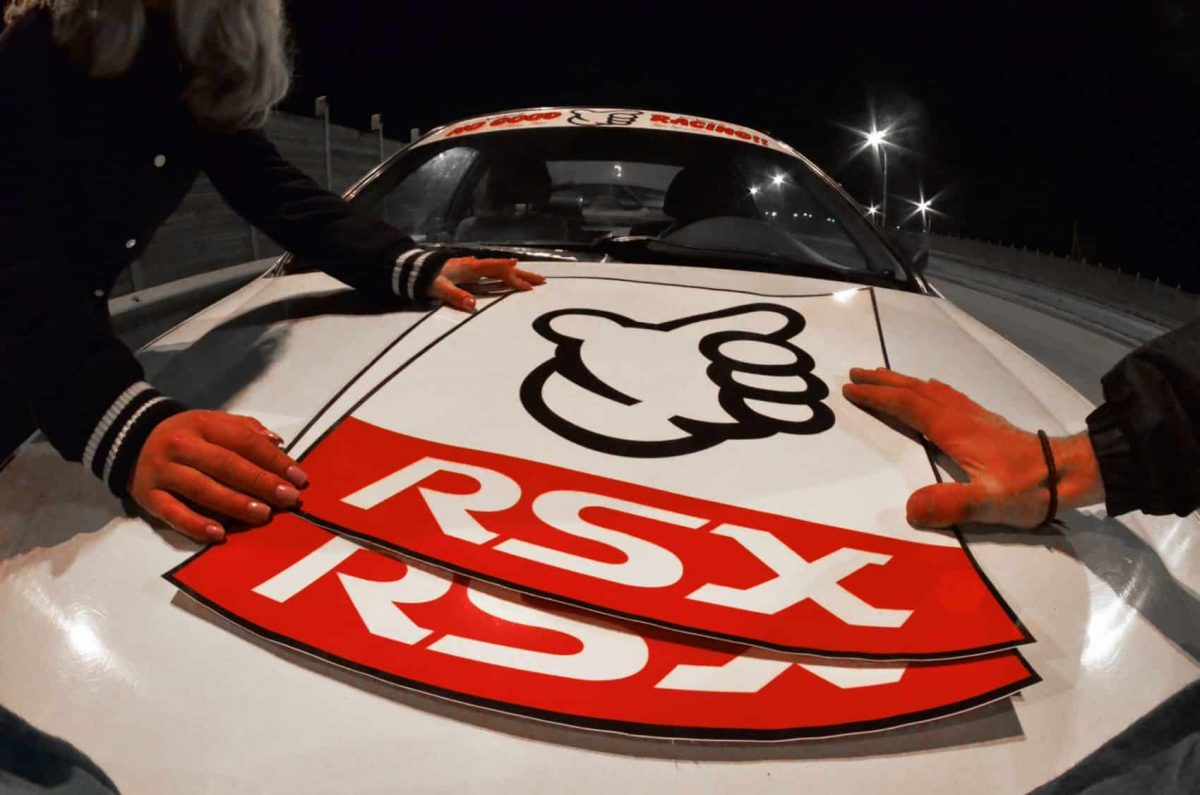 RSX No Good Racing Plates - Kanjo Custom Racing Decals And Stickers