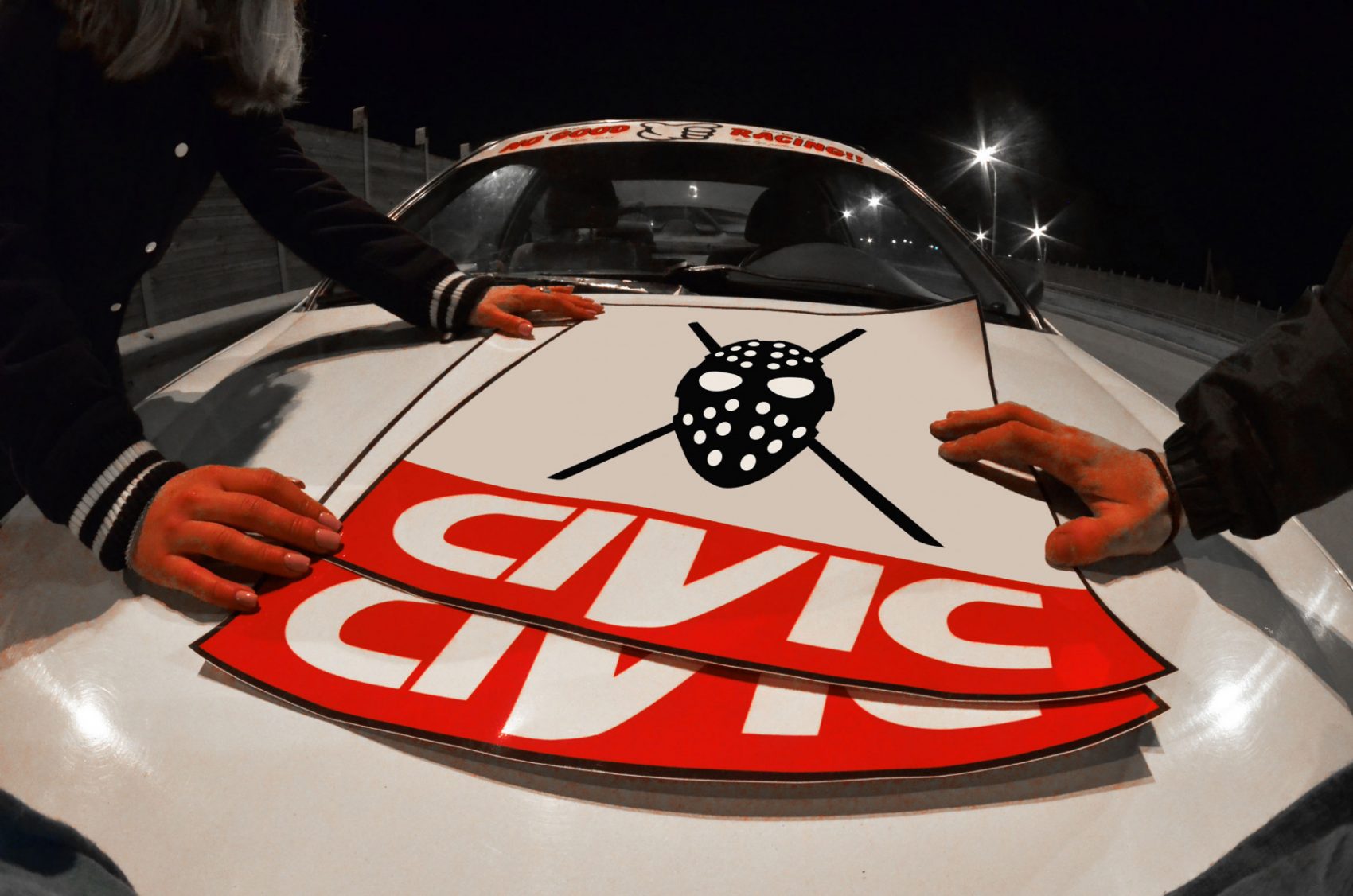 Civic EK EJ EM Loop One Mask Plates - Kanjo Custom Racing Decals And ...