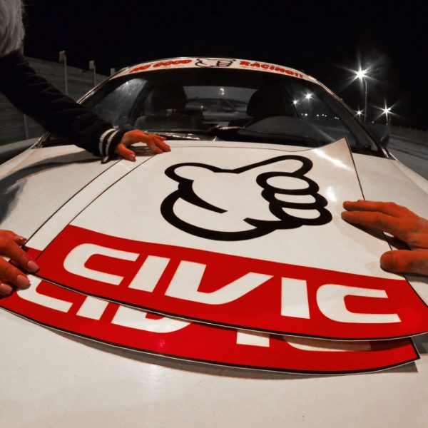 Civic FN FD FA FG No Good Racing Plates - Kanjo Custom Racing Decals ...