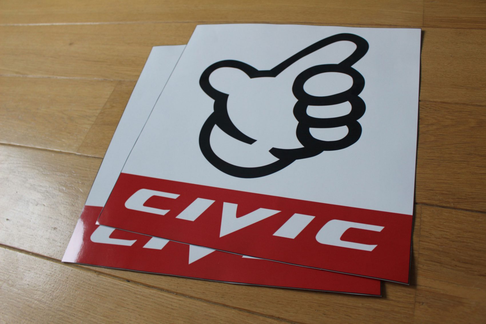 Civic FN FD FA FG No Good Racing Plates - Kanjo Custom Racing Decals ...