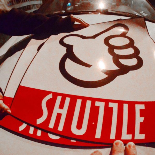 No Good Hand red Plates - Kanjo Custom Racing Decals And Stickers