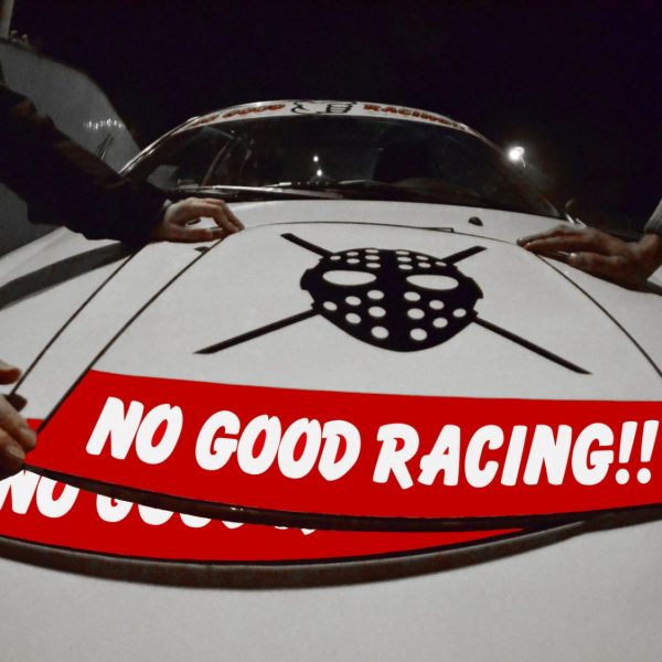No Good Racing Hand red Plates - Kanjo Custom Racing Decals And Stickers