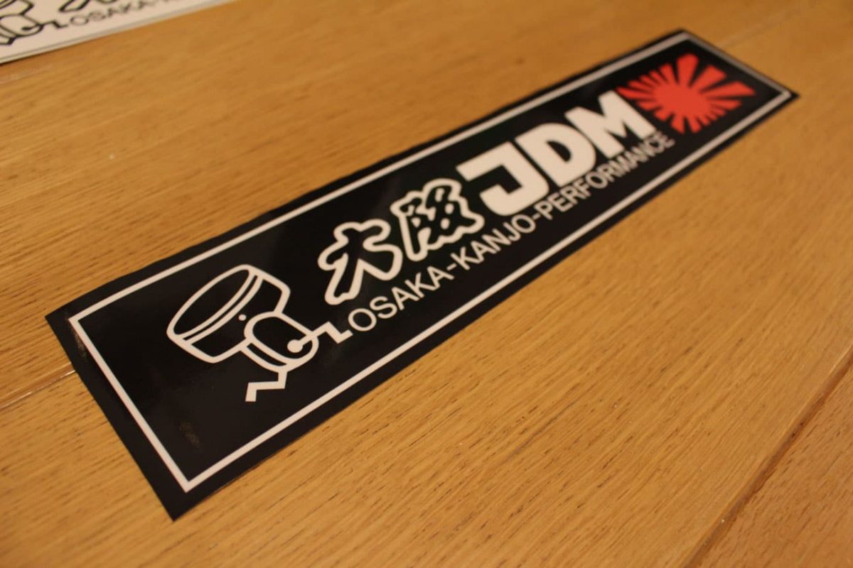 Osaka JDM 16″ Team Sticker - Kanjo Custom Racing Decals And Stickers