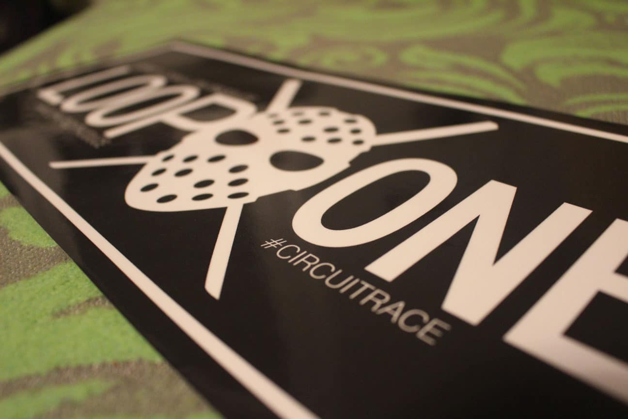 Loop One 16″ Team Sticker - Kanjo Custom Racing Decals And Stickers