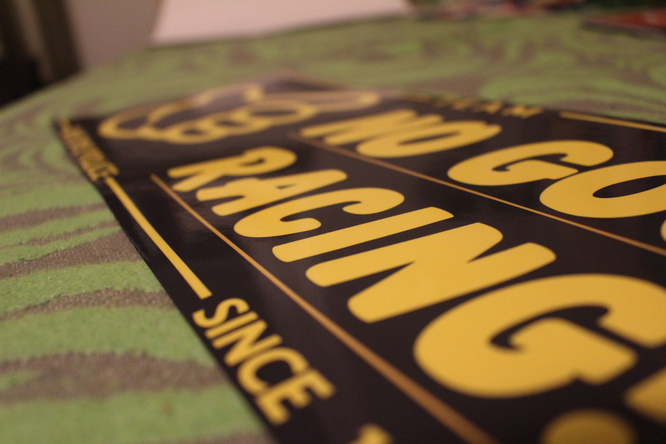 No Good Racing 16″ black-yellow Team Sticker - Kanjo Custom Racing ...