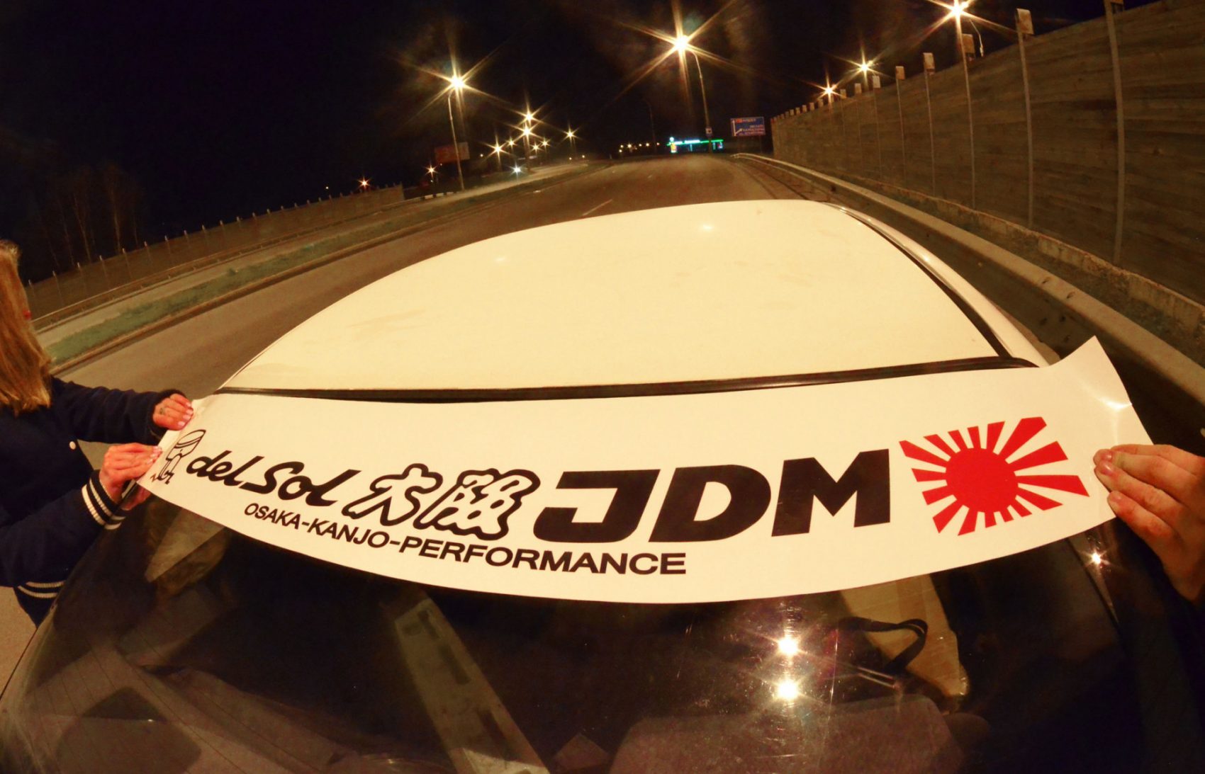 Del Sol CRX Osaka JDM Windshield Banner - Kanjo Custom Racing Decals ...