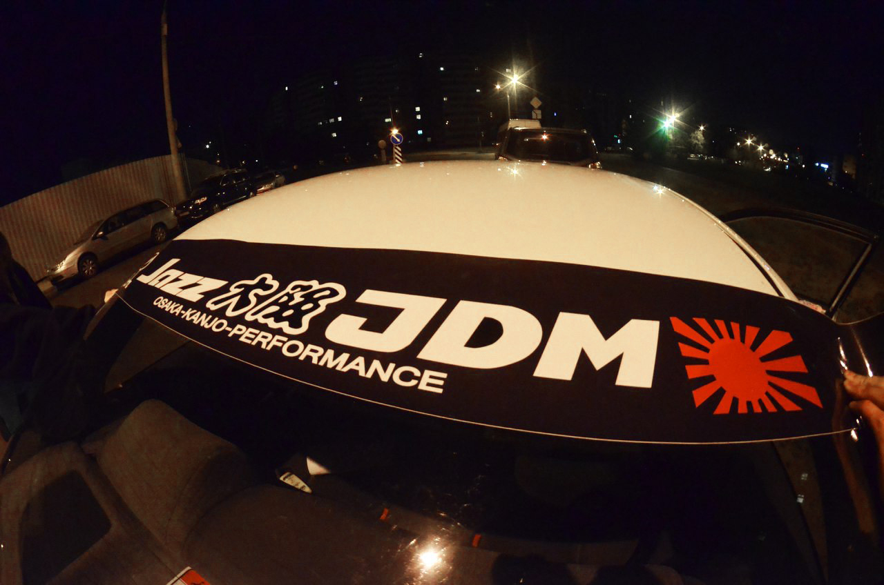 Jazz Osaka JDM Windshield Banner - Kanjo Custom Racing Decals And Stickers