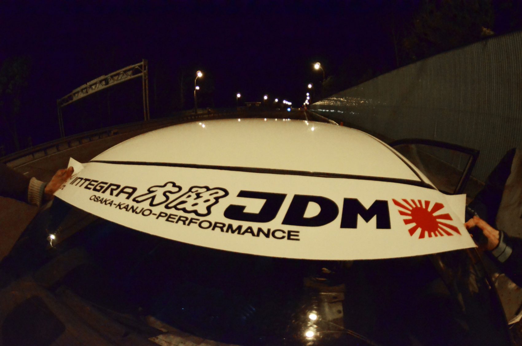 Integra DA Osaka JDM Windshield Banner - Kanjo Custom Racing Decals And ...