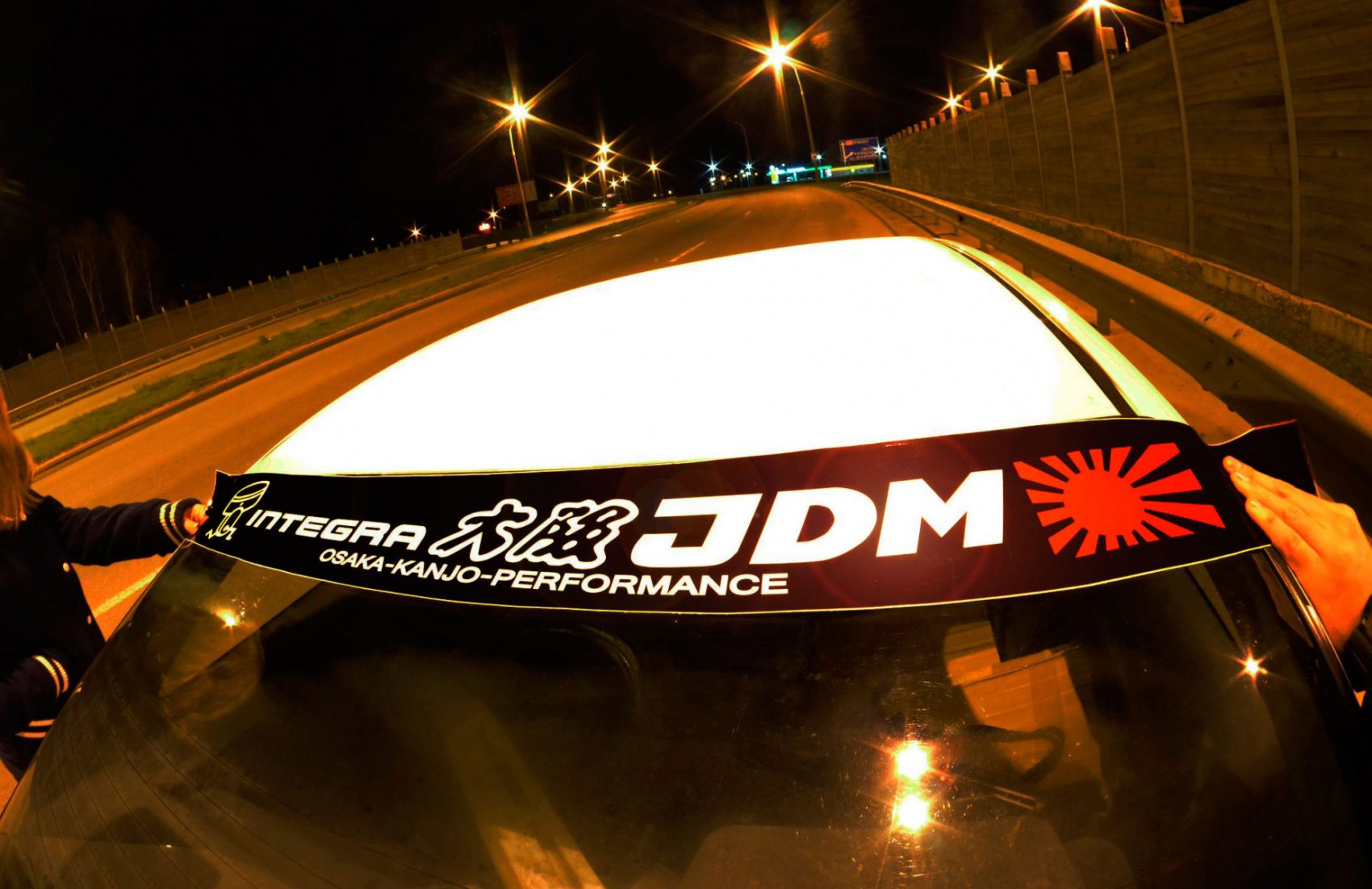 Integra DС Osaka JDM Windshield Banner - Kanjo Custom Racing Decals And ...
