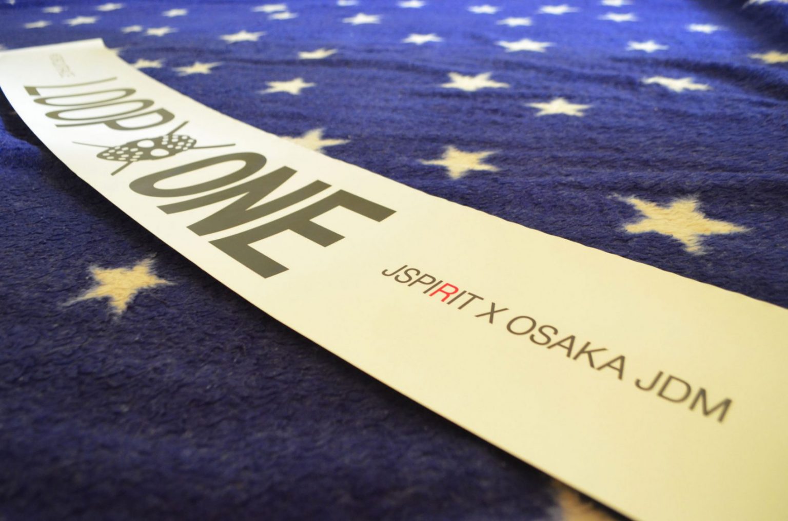 Loop One Windshield Banner - Kanjo Custom Racing Decals And Stickers