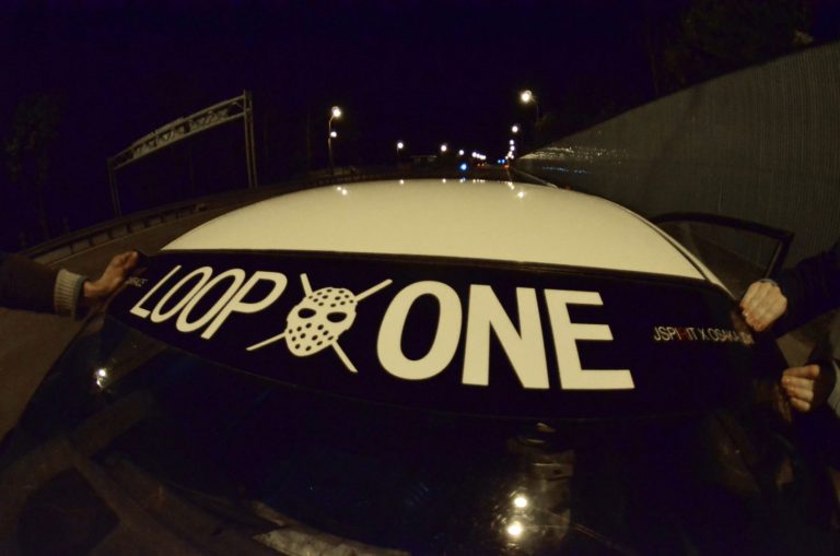 Loop One Windshield Banner - Kanjo Custom Racing Decals And Stickers