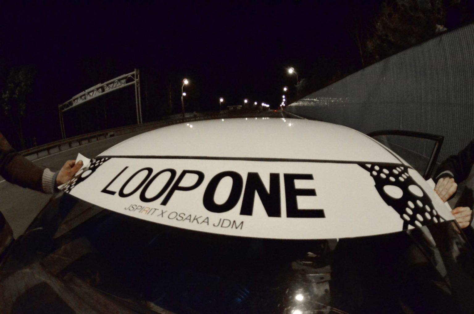 Loop One Windshield Banner - Kanjo Custom Racing Decals And Stickers