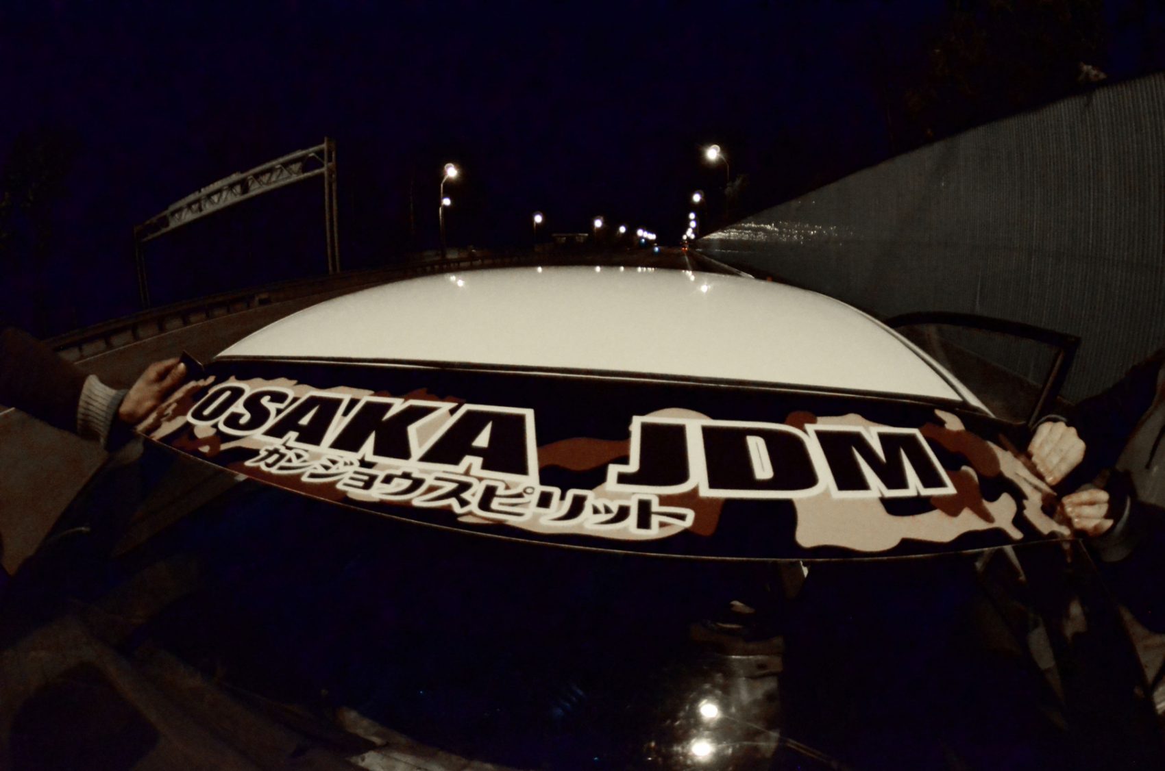 Osaka JDM Camo Windshield Banner - Kanjo Custom Racing Decals And Stickers