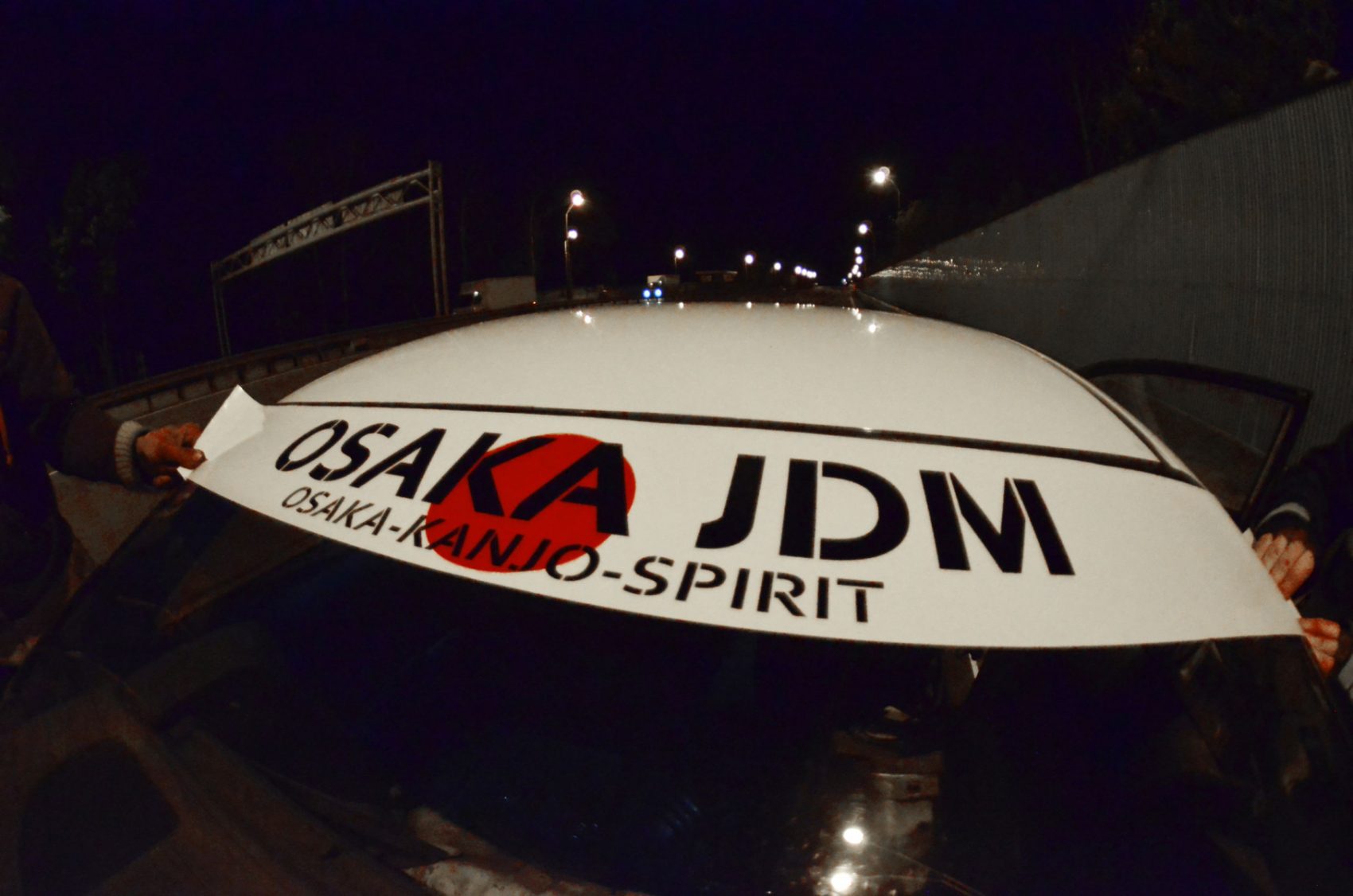 Osaka JDM Spirit Windshield Banner - Kanjo Custom Racing Decals And ...