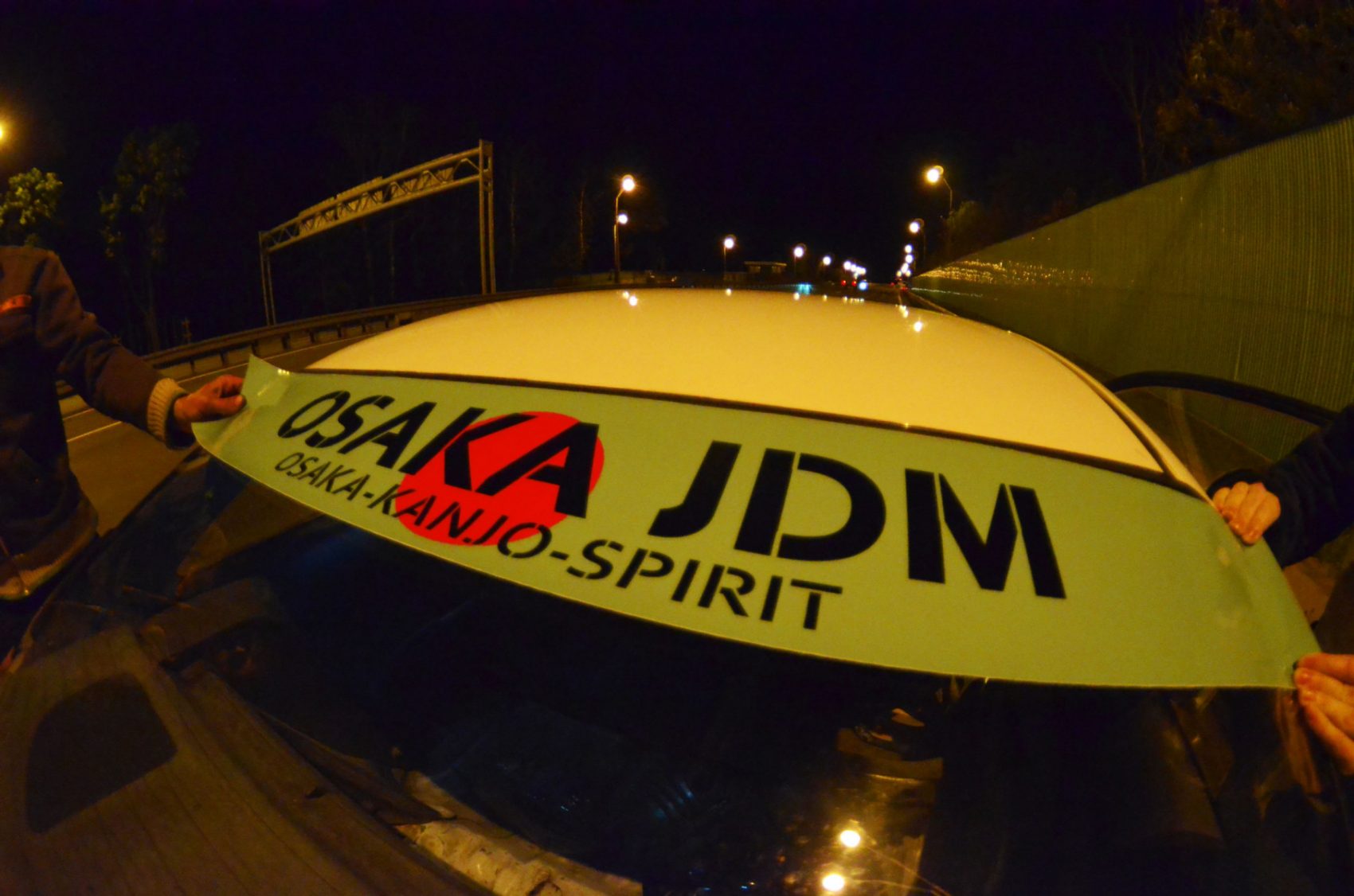 Osaka JDM Spirit Windshield Banner - Kanjo Custom Racing Decals And ...