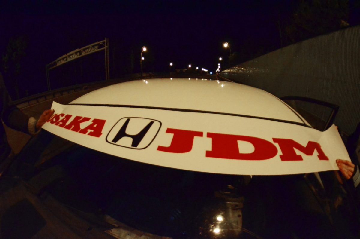 Osaka JDM Honda Windshield Banner - Kanjo Custom Racing Decals And Stickers
