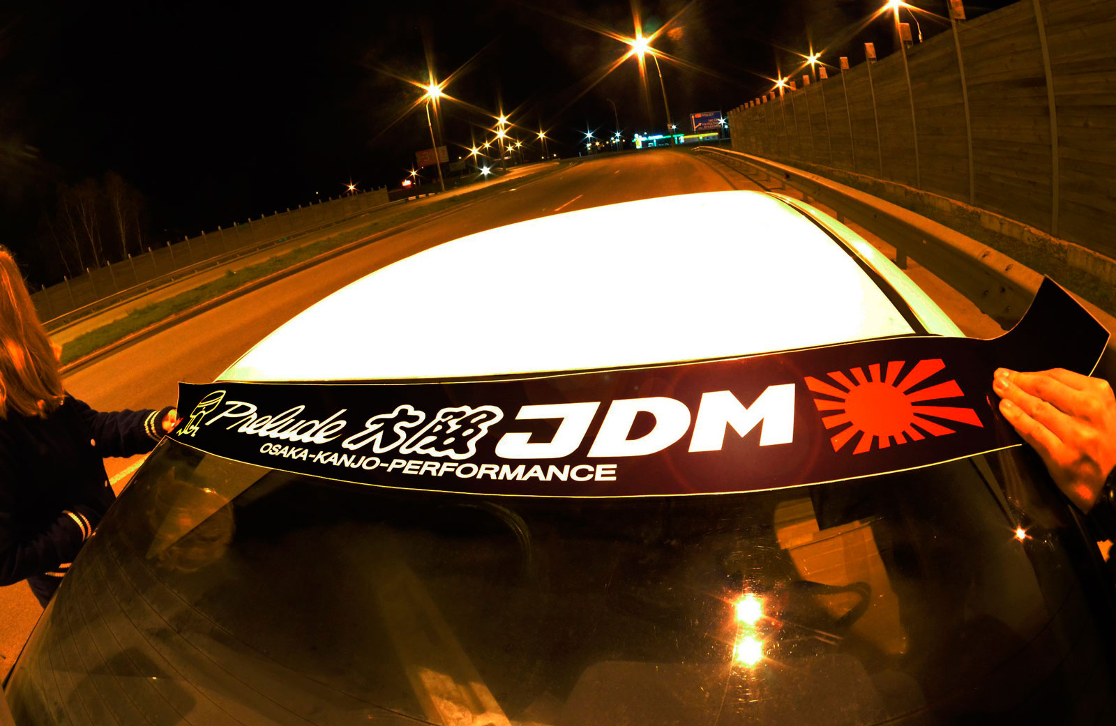 Prelude Osaka JDM Windshield Banner - Kanjo Custom Racing Decals And ...