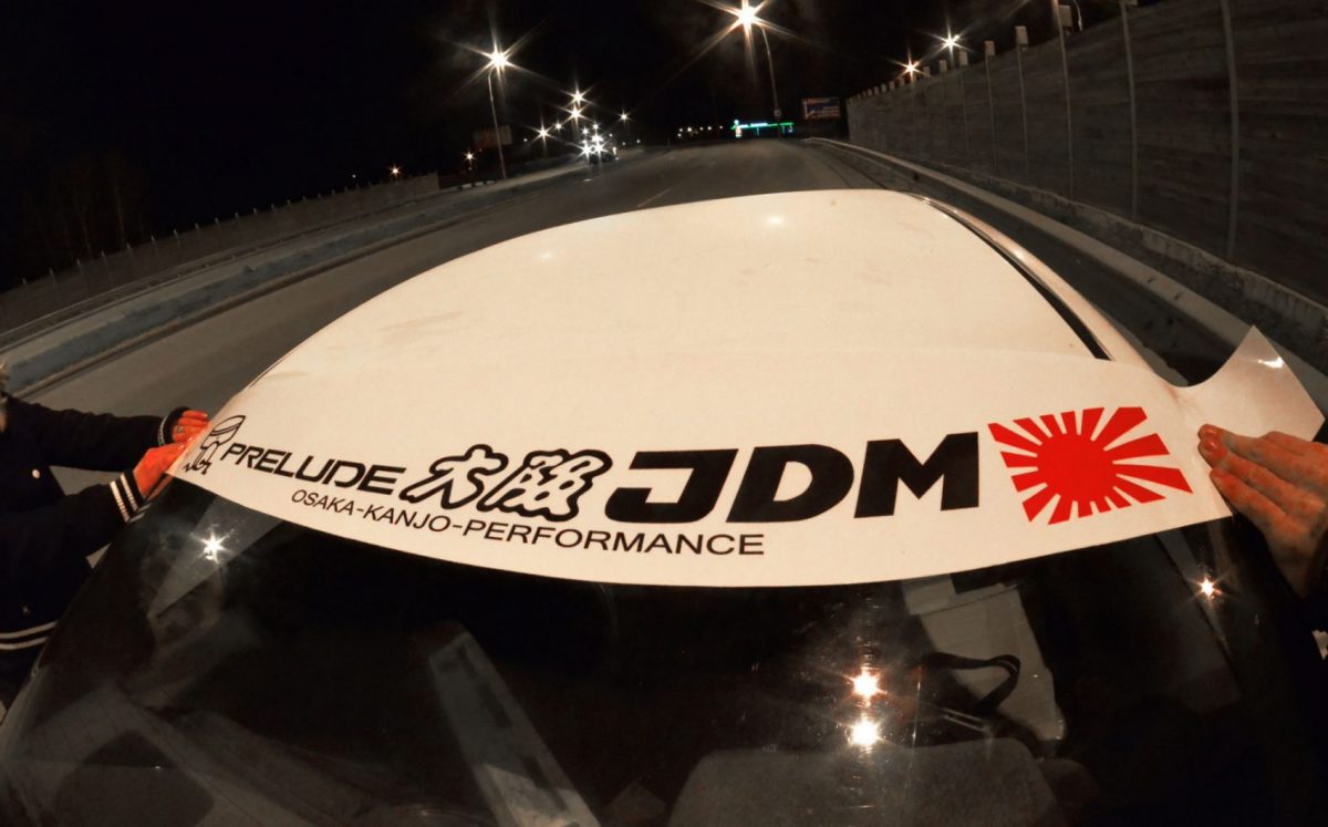 Prelude Osaka JDM Windshield Banner - Kanjo Custom Racing Decals And ...