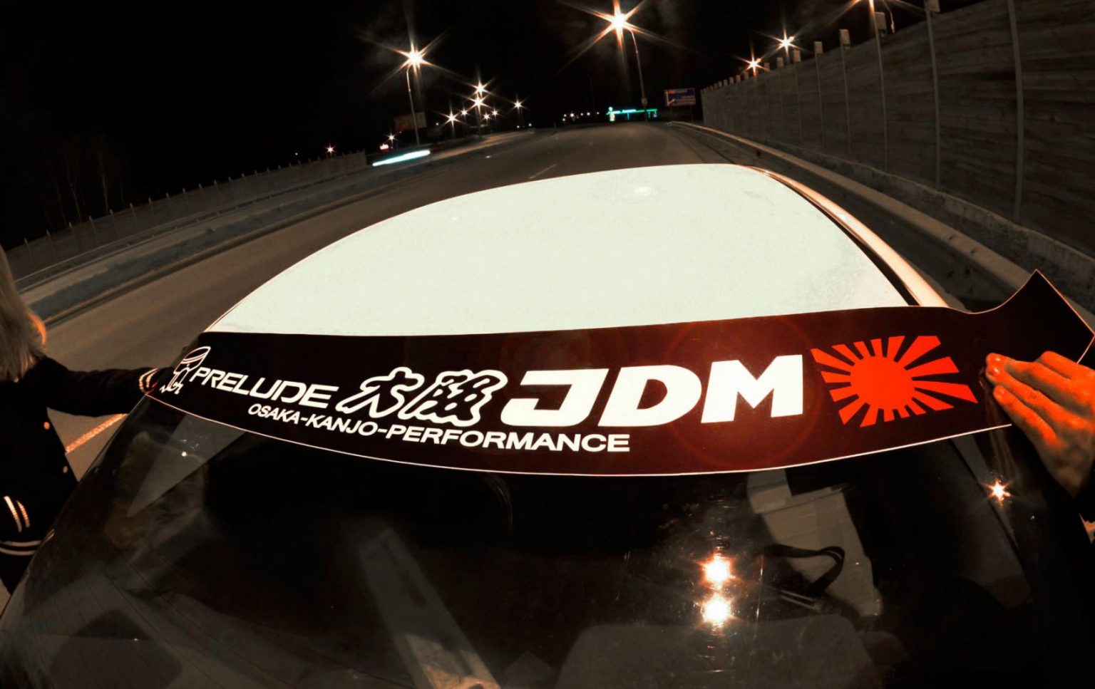 Prelude Osaka JDM Windshield Banner - Kanjo Custom Racing Decals And ...