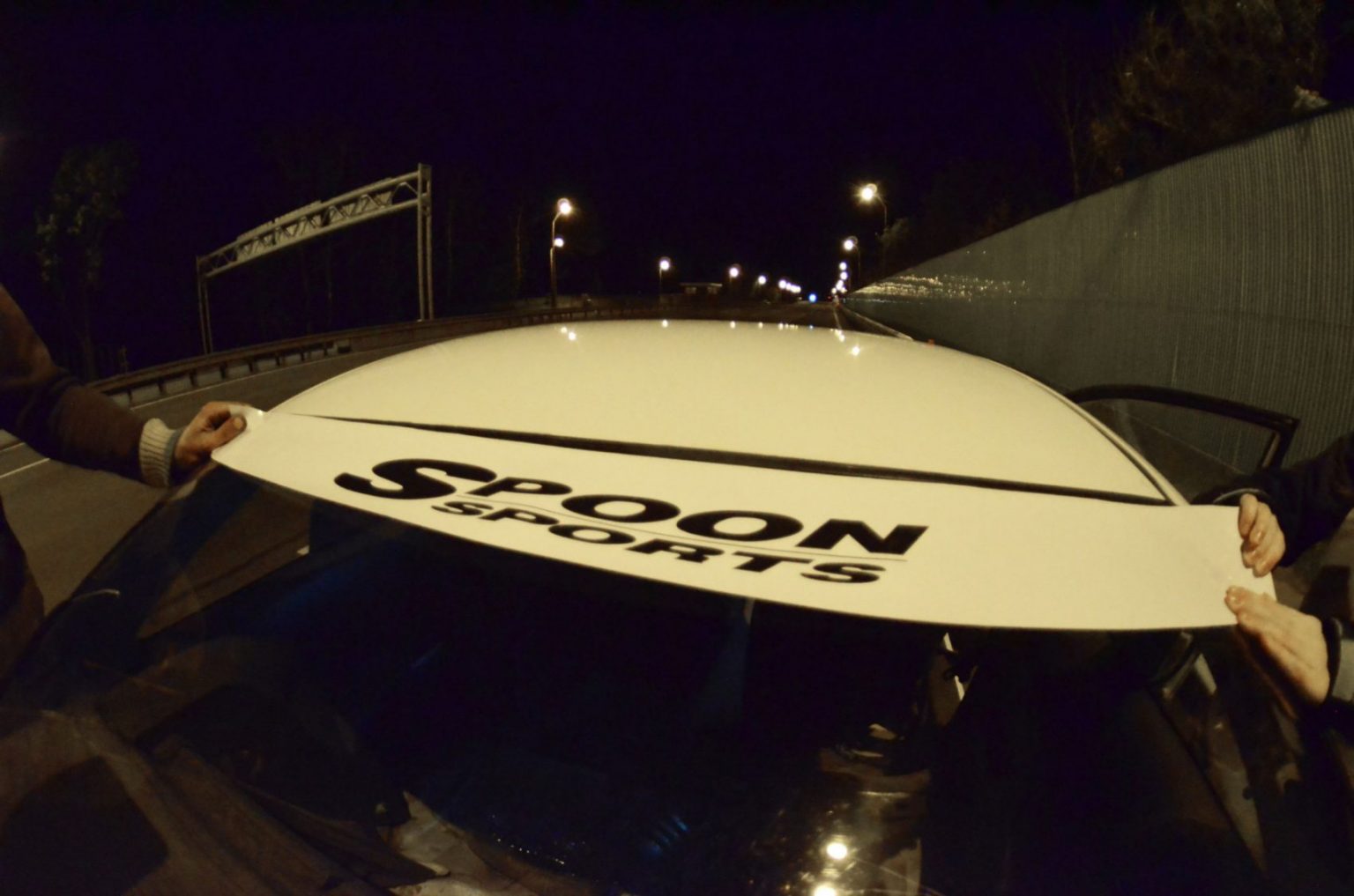 Spoon Sports Windshield Banner - Kanjo Custom Racing Decals And Stickers