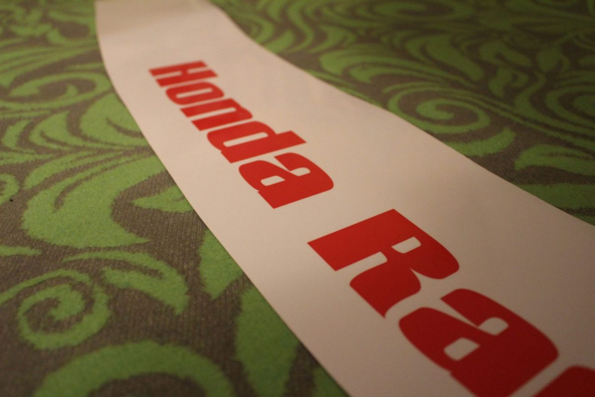 Honda Racing Windshield Banner - Kanjo Custom Racing Decals And Stickers