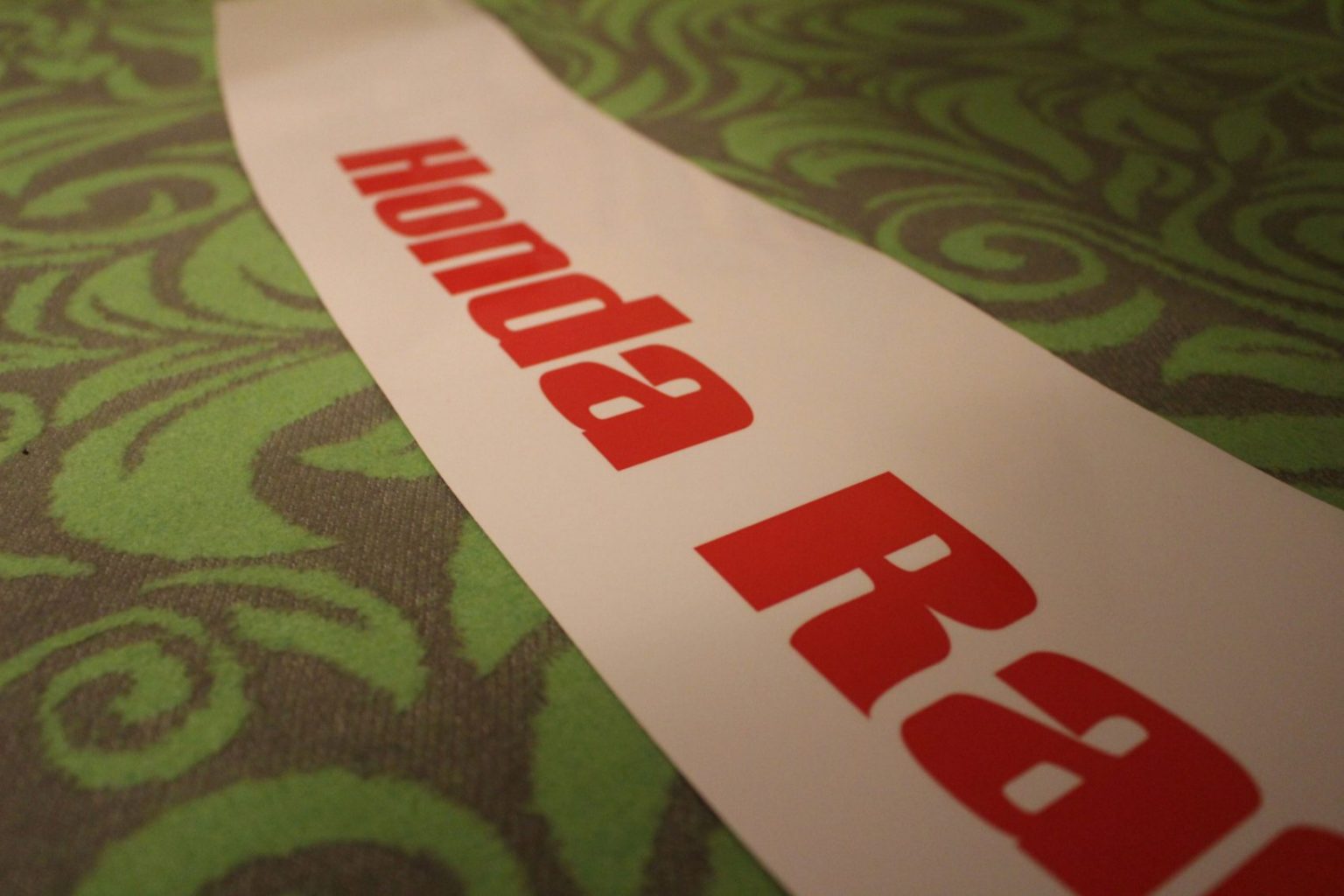 Honda Racing Windshield Banner - Kanjo Custom Racing Decals And Stickers