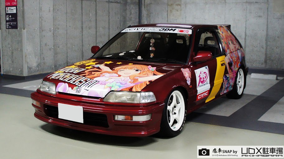 Civic EF ED EE Osaka JDM Windshield Banner - Kanjo Custom Racing Decals ...