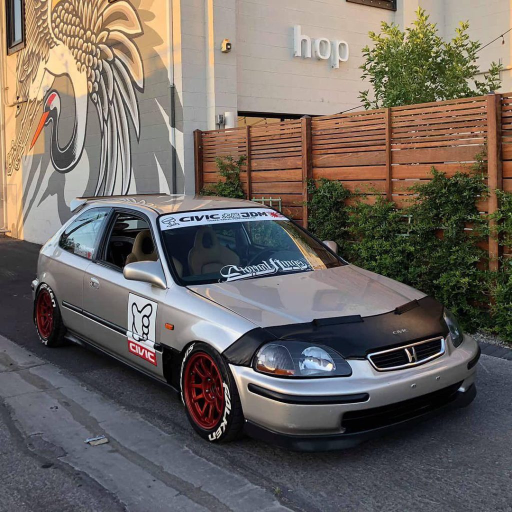 Civic EK EJ EM Osaka JDM Windshield Banner - Kanjo Custom Racing Decals ...