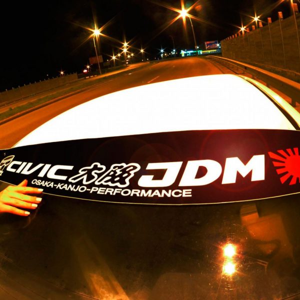 Del Sol CRX Osaka JDM Windshield Banner - Kanjo Custom Racing Decals ...