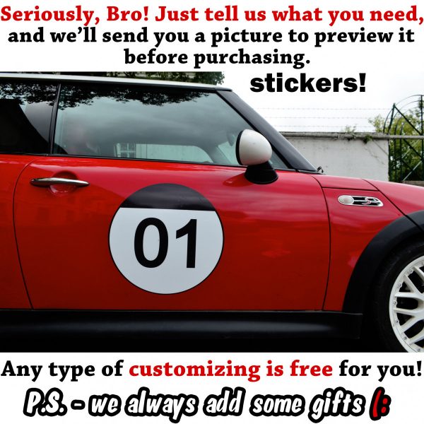 Ford Door Plates - Kanjo Custom Racing Decals And Stickers