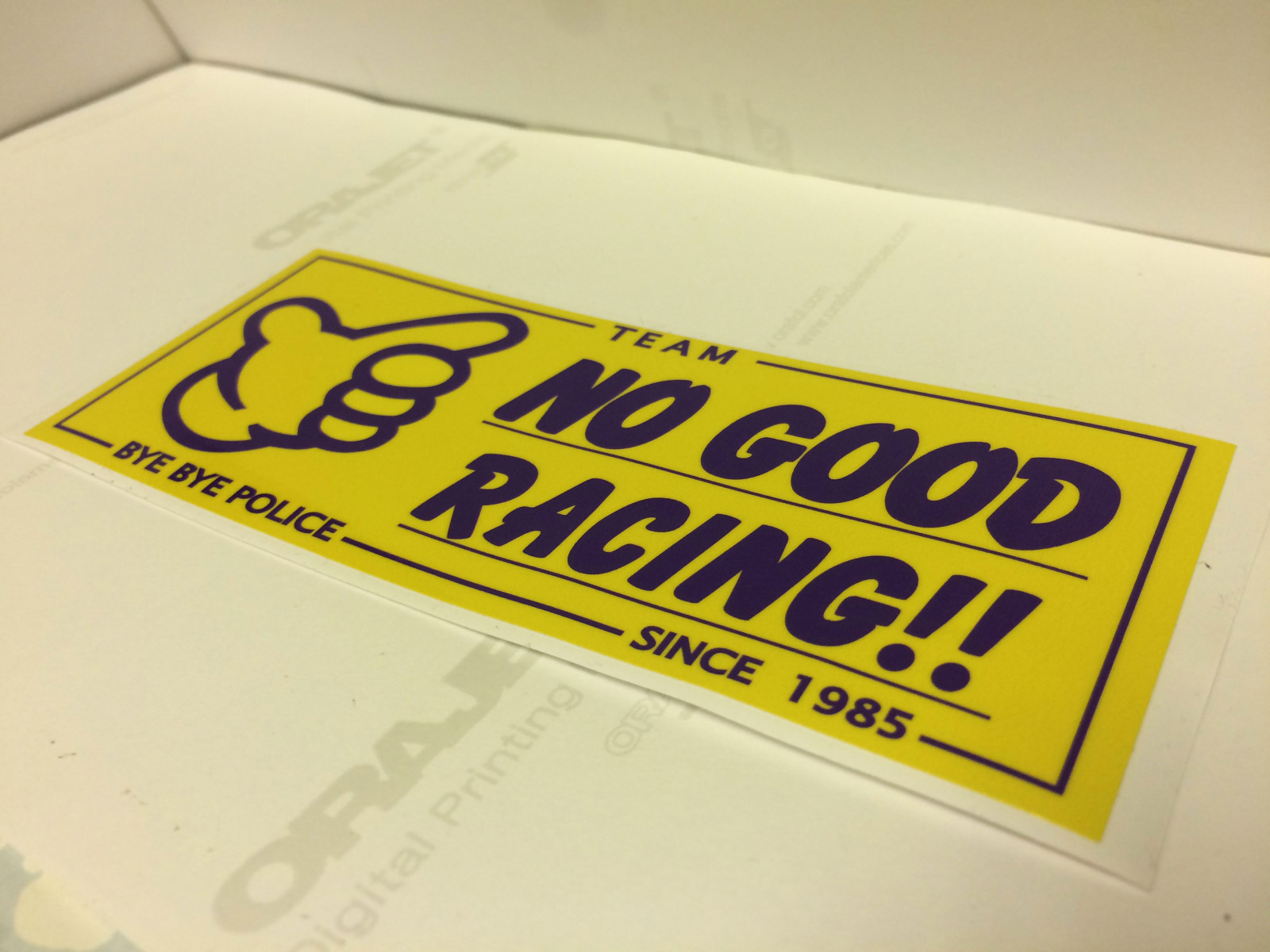 No Good Racing 6″ Team Sticker - Kanjo Custom Racing Decals And Stickers