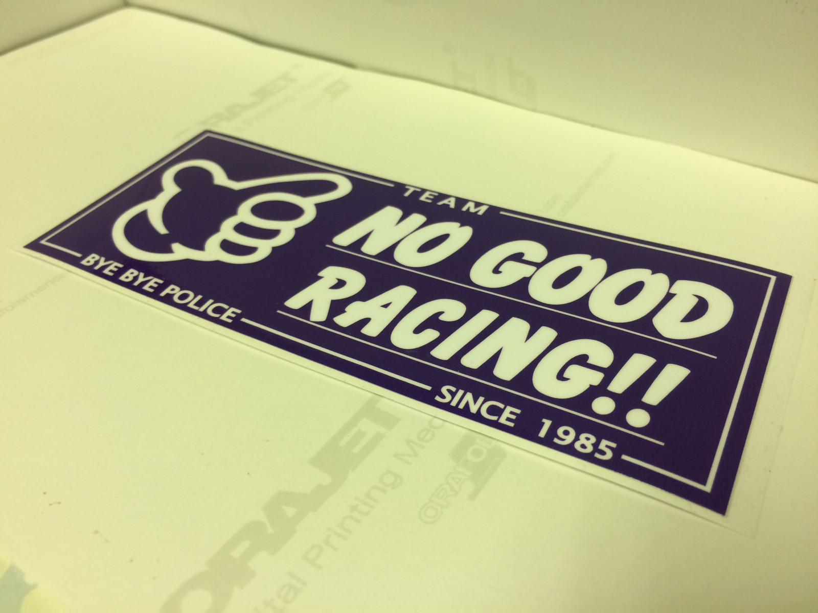 No Good Racing 6″ Team Sticker - Kanjo Custom Racing Decals And Stickers