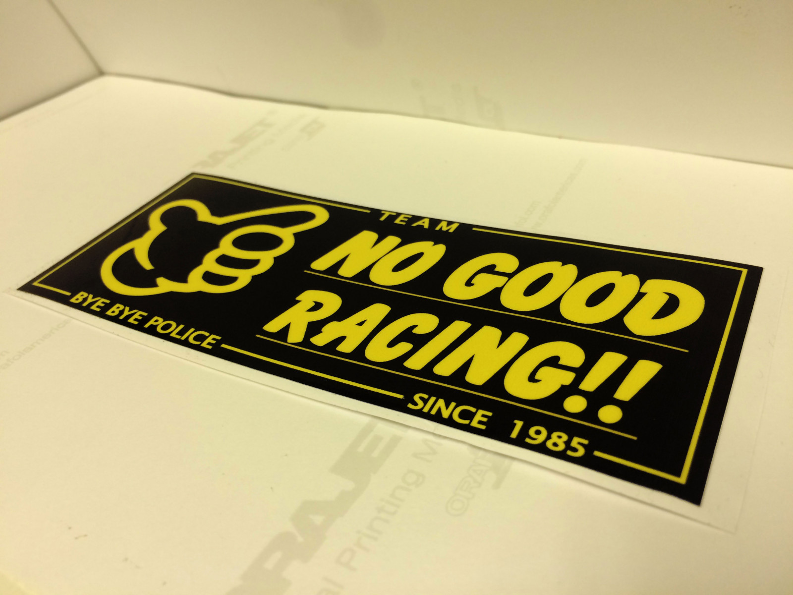 No Good Racing 6″ Team Sticker - Kanjo Custom Racing Decals And Stickers