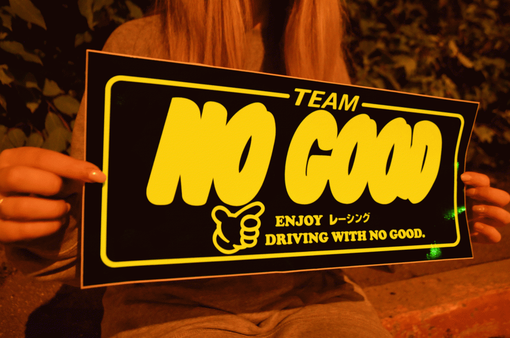 No Good Racing 16″ Team Sticker - Kanjo Custom Racing Decals And Stickers