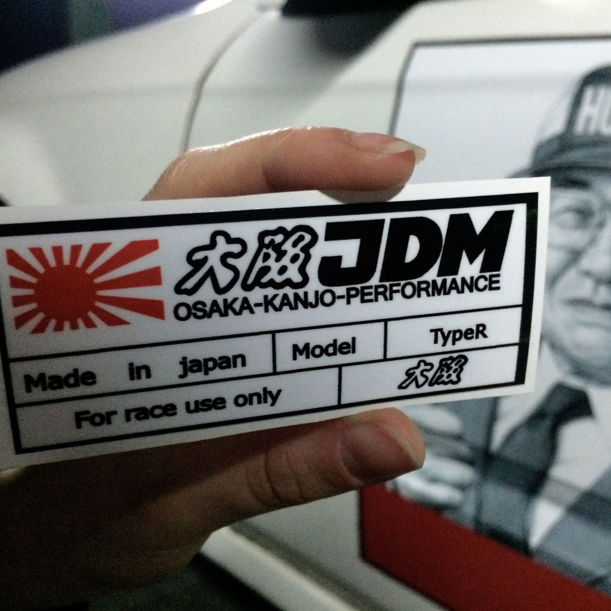 Osaka JDM stickers - Kanjo Custom Racing Decals And Stickers